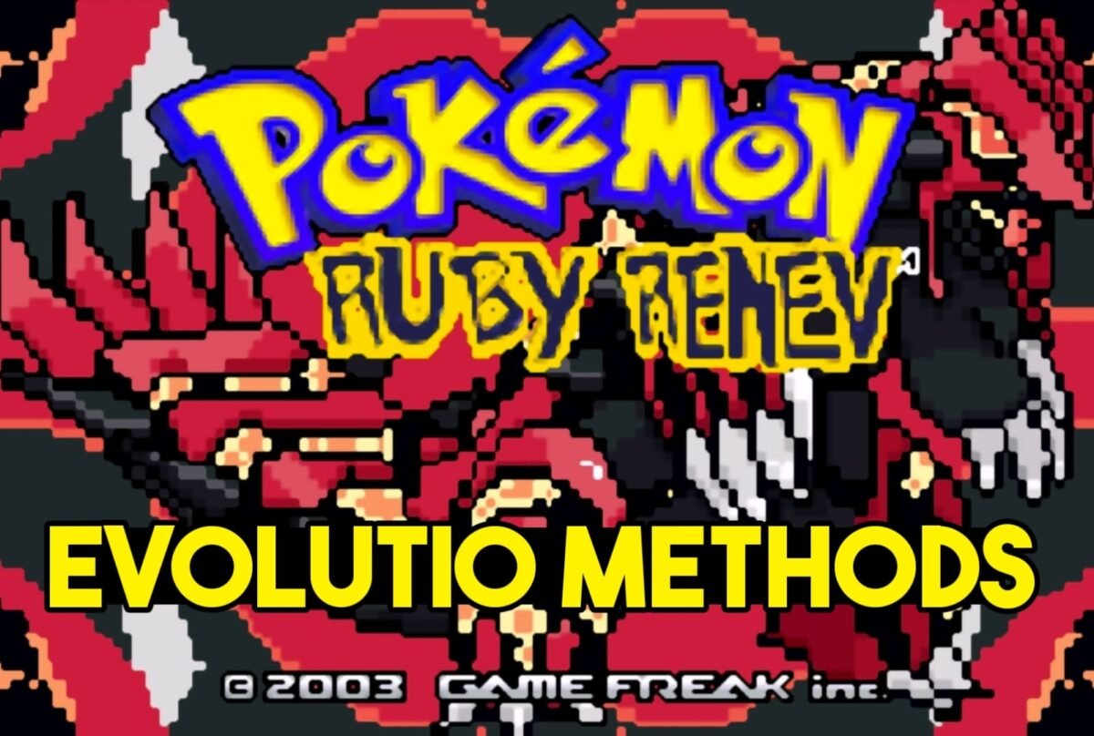 Pokemon Ruby Renev Evolution Methods - GBACodes