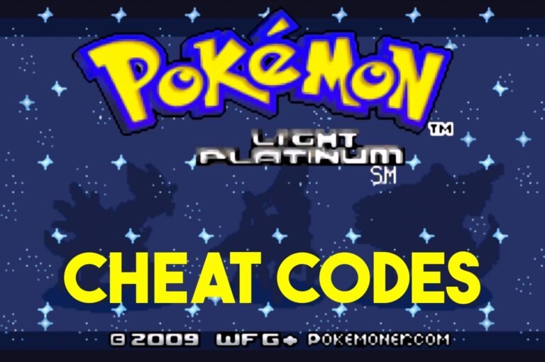 Pokemon Light Platinum Cheat Codes (Rare Candy, Master Ball) - GBACodes