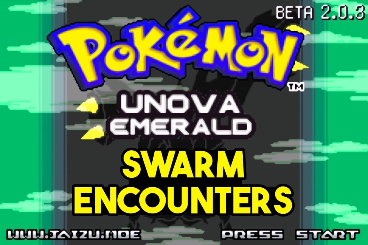 Pokemon Unova Emerald Swarm Encounters - GBACodes