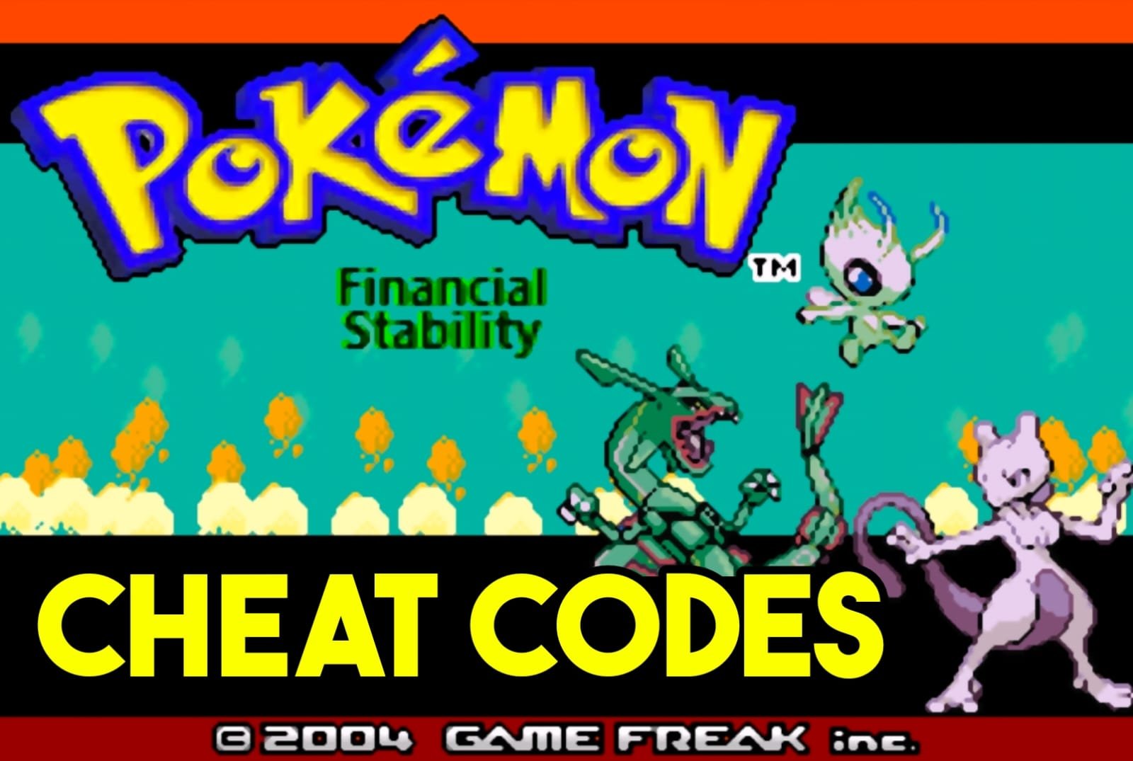 Pokemon Financial Stability Cheat Codes - GBACodes