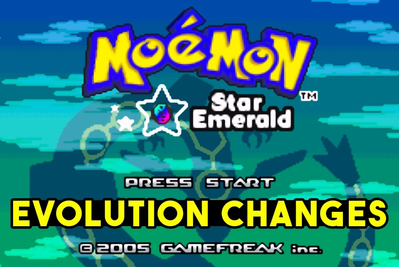 Moemon Star Emerald Evolution Changes - GBACodes