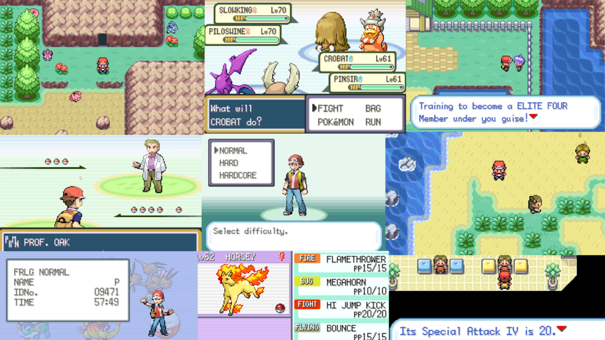 Pokemon Fire Red Reignited & Leaf Green Regrown - GBACodes