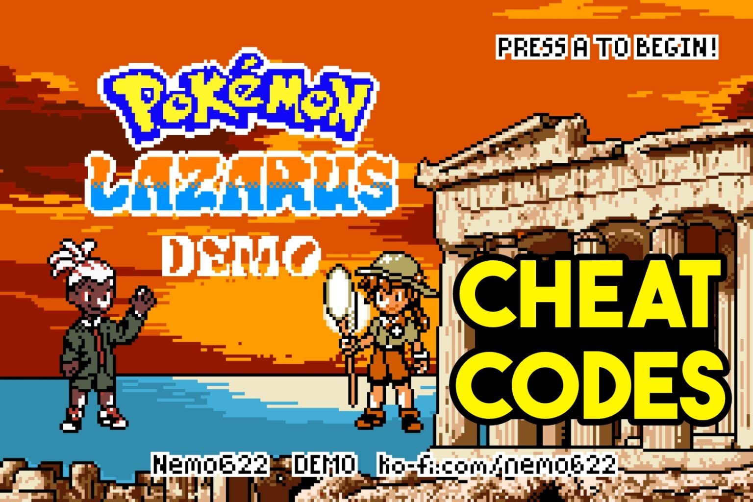 Pokemon Lazarus All Working Cheat Codes - GBACodes