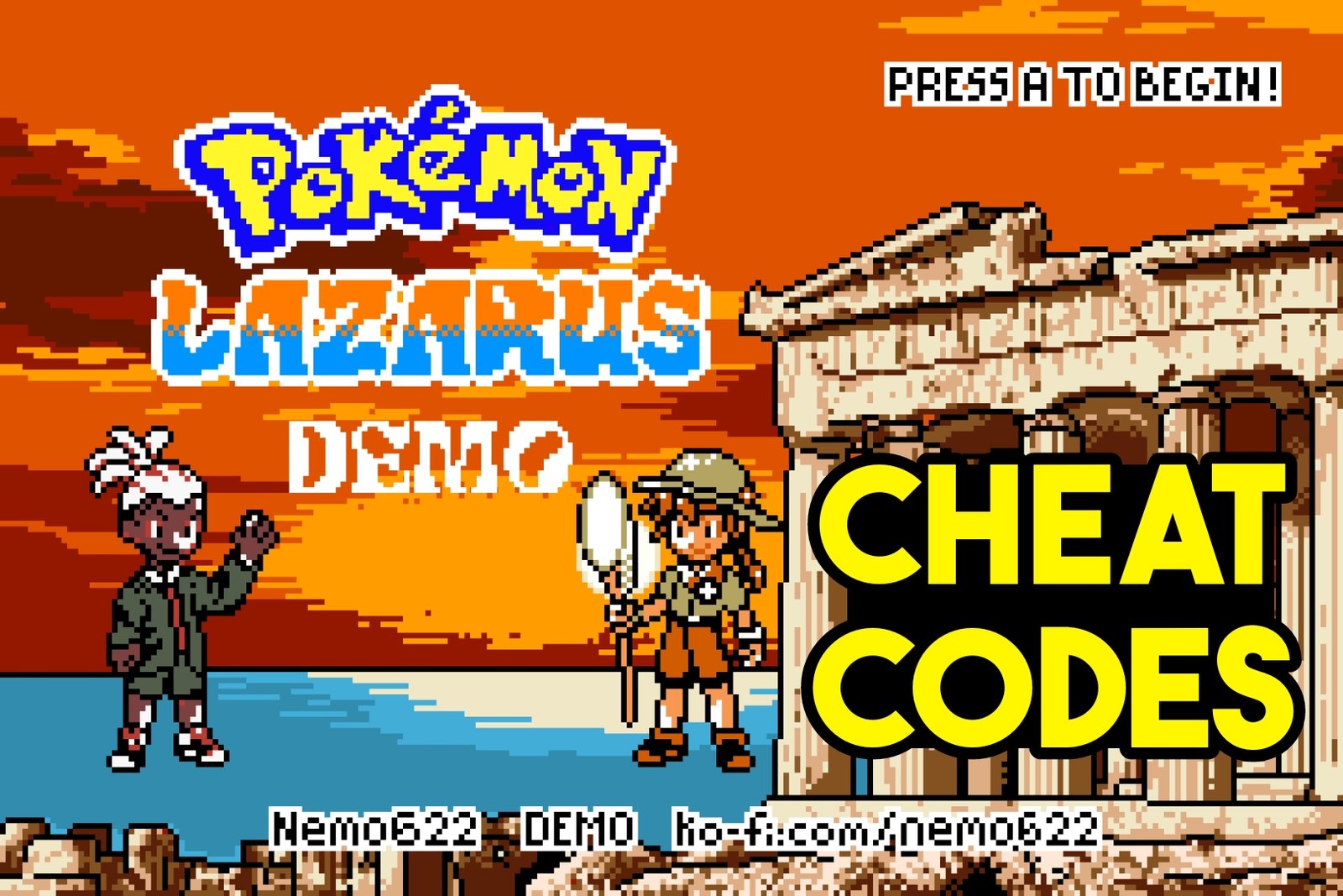 Pokemon Lazarus Full Release v1.0 - Cheat Codes