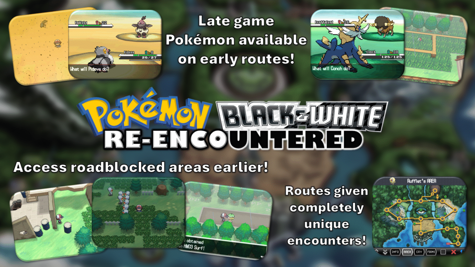 Pokemon Black and White Re-encountered (NDS) Download - GBACodes