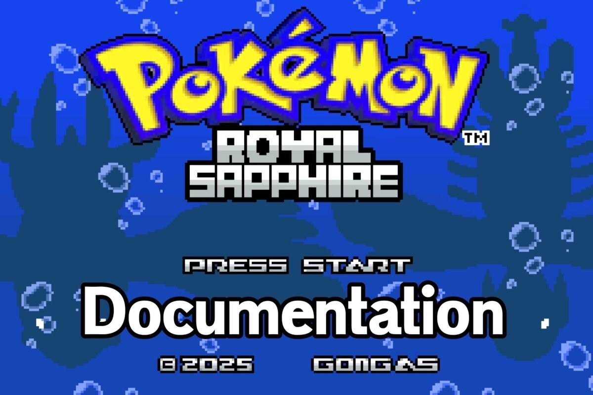 Pokemon Royal Sapphire Documentation - GBACodes
