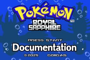 Pokemon Royal Sapphire Documentation - GBACodes
