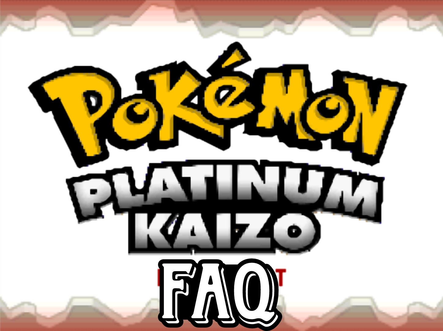 Pokemon Platinum Kaizo Frequently Asked Questions - GBACodes